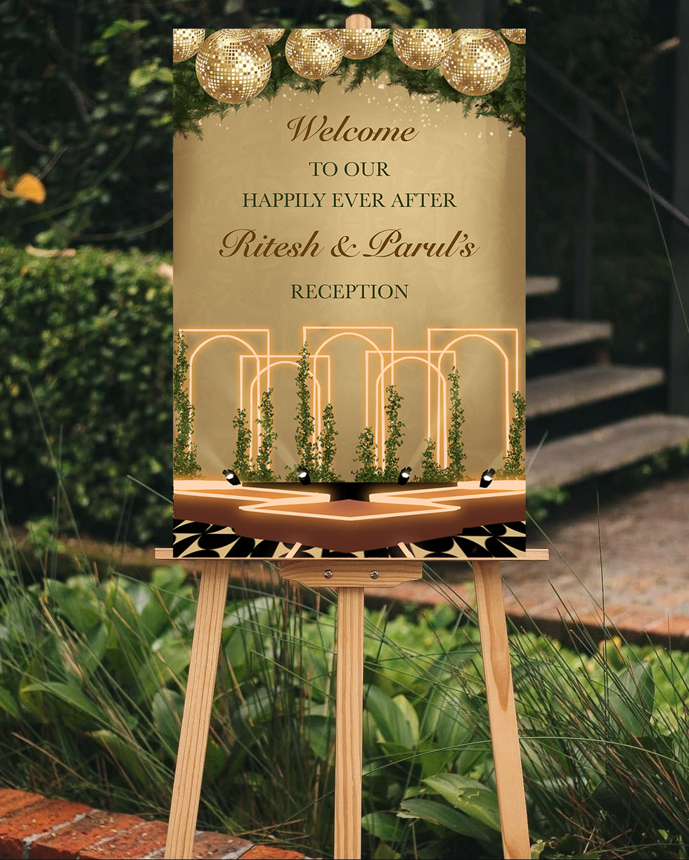 Reception Welcome Board – Srishbish-in