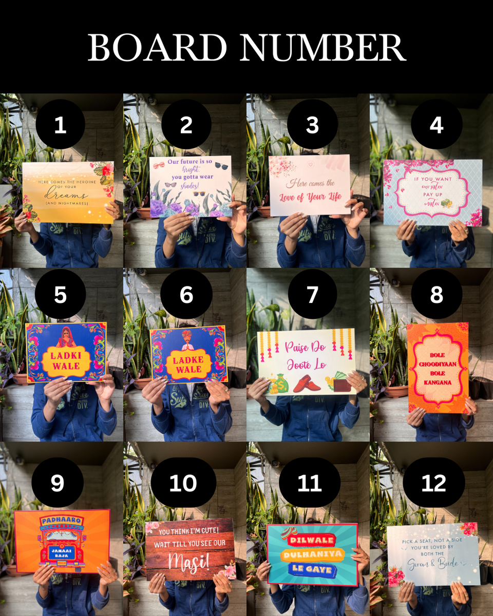 Pay Up Mister | Funky Wedding Boards - Srishbish – Srishbish-in