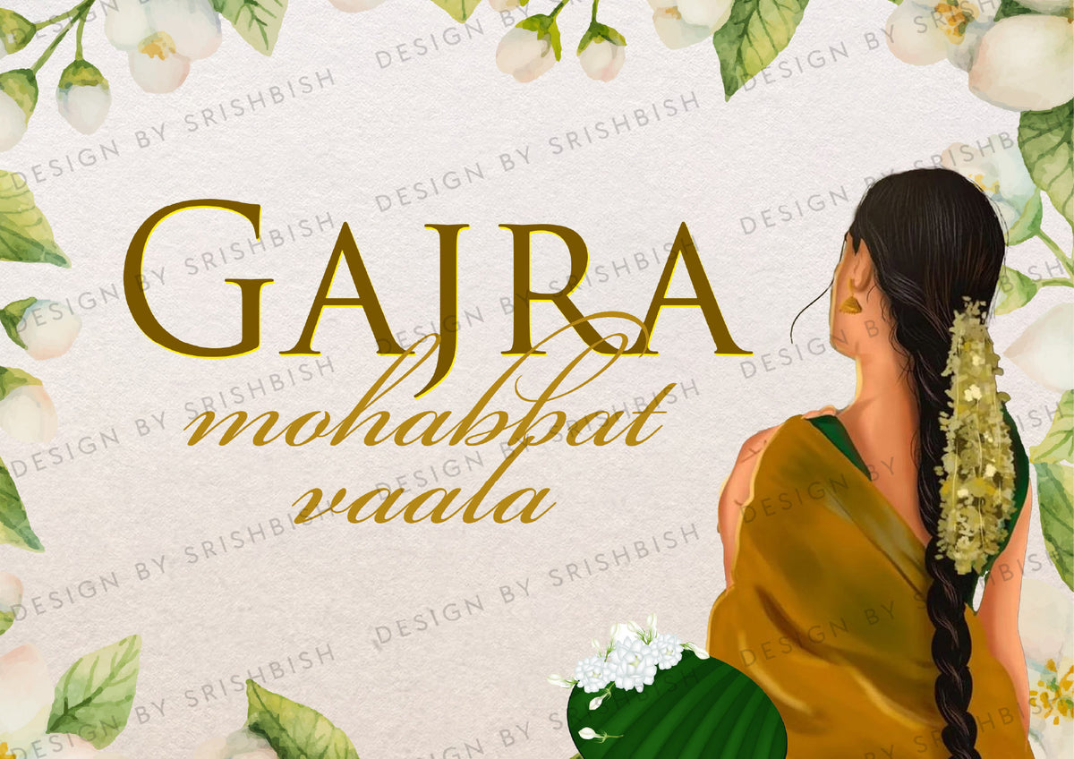 Gajra Board | Funky Wedding Boards - Srishbish – Srishbish-in
